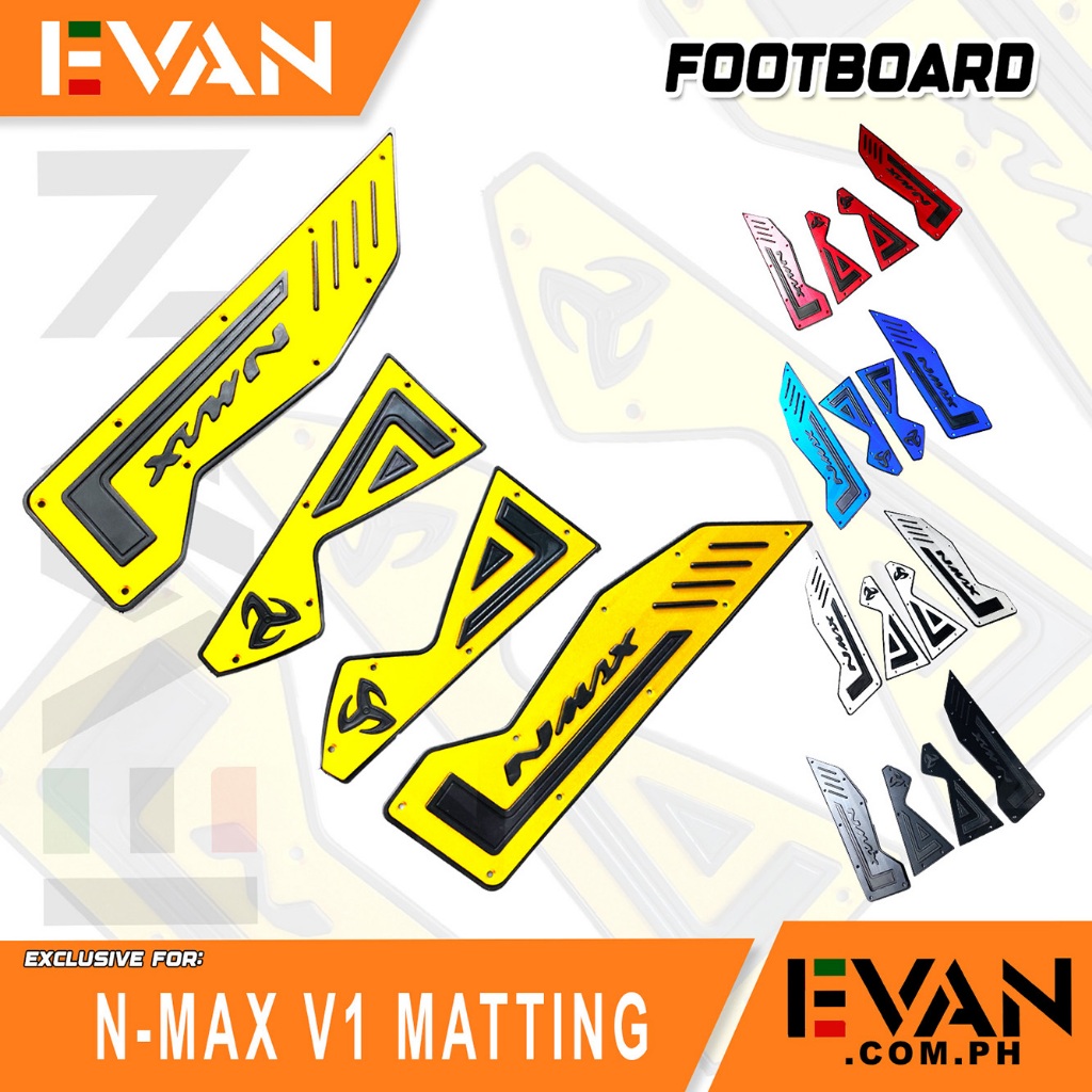EVAN.COM Nmax v1 Matting Footboard With Complete Bolts and Nuts ...