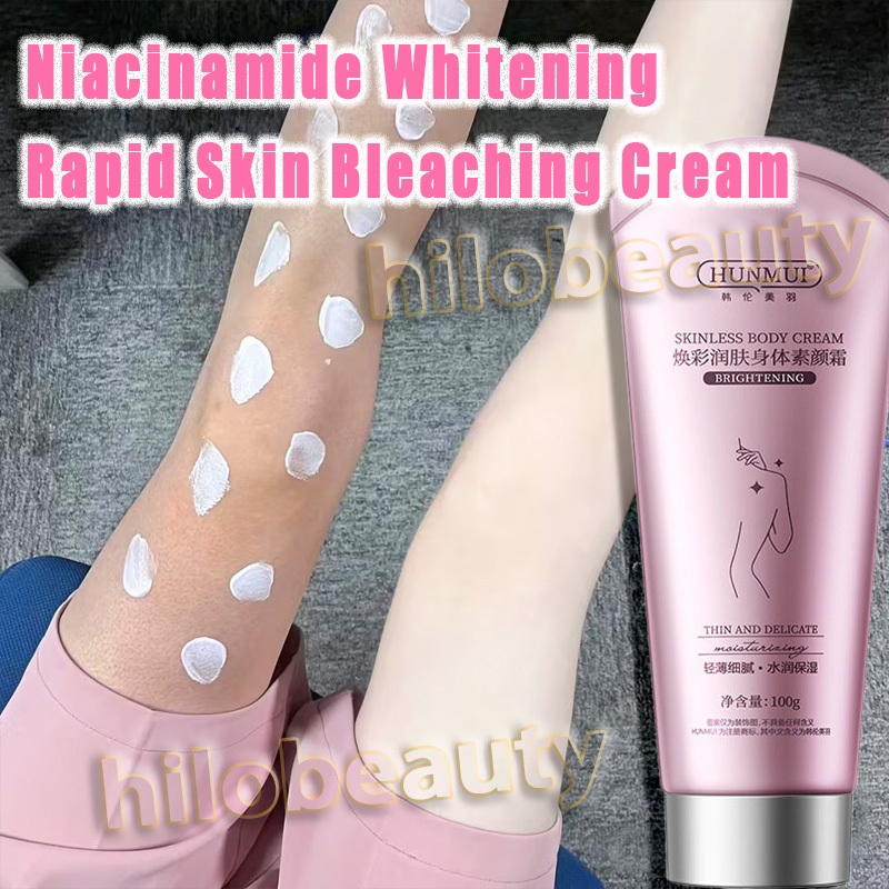 Rapid Skin Bleaching Cream 100g Niacinamide Skin Whitening Cream Concealer Brightening Body ...