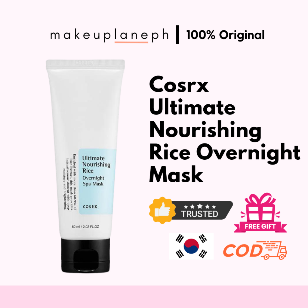 Cosrx Ultimate Nourishing Rice Overnight Mask 60ml(Renew) | Shopee ...