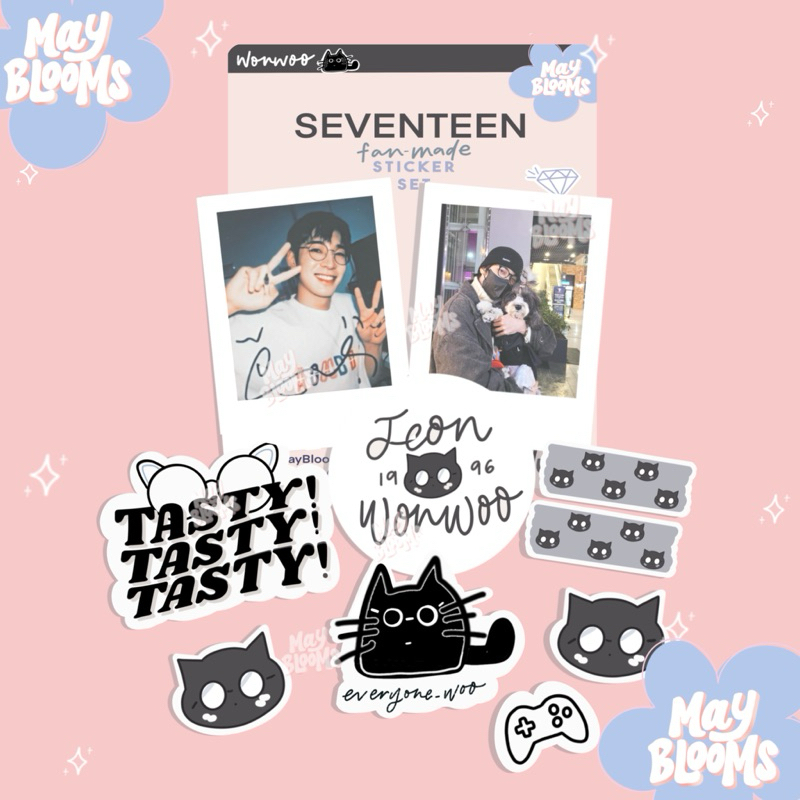 Seventeen Sticker, Seventeen waterproof Vinyl sticker, Kpop Stickers ...