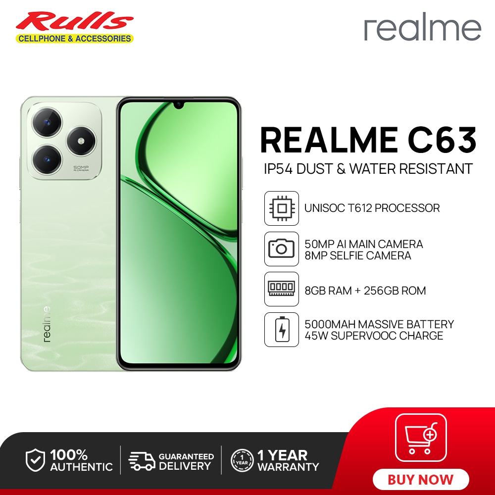 realme C63 Smartphone | 8GB+256GB | Unisoc T612 Processor | 6.7” 90Hz ...