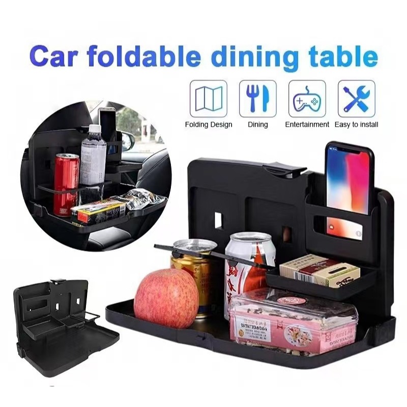 Carspark Portable Car Dining Table Folding Food Cup Tray Car Interior ...