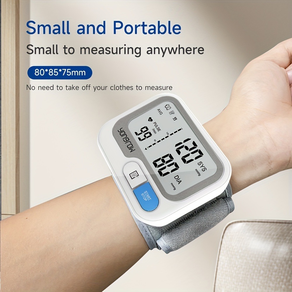 Automatic wrist blood pressure monitor, digital automatic heart rate ...