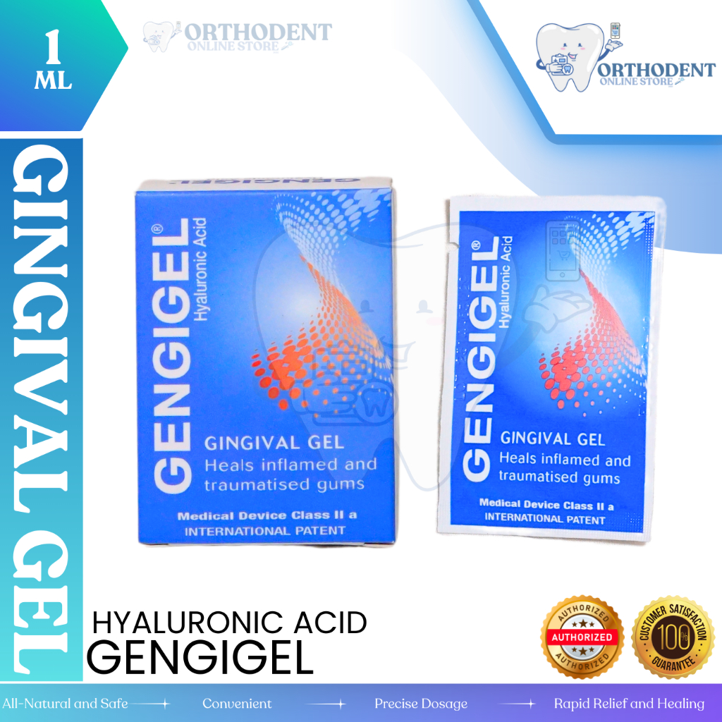 Orthodent2021 | 1 SACHET GENGIGEL Gingival Gel with 0.2% Hyaluronic ...