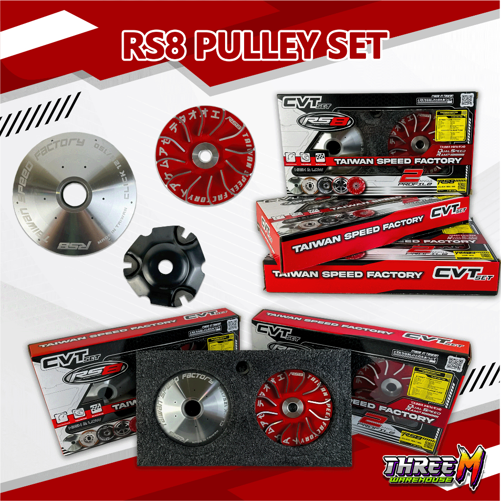 RS8 PULLEY SET (3mwarehouse) | Shopee Philippines