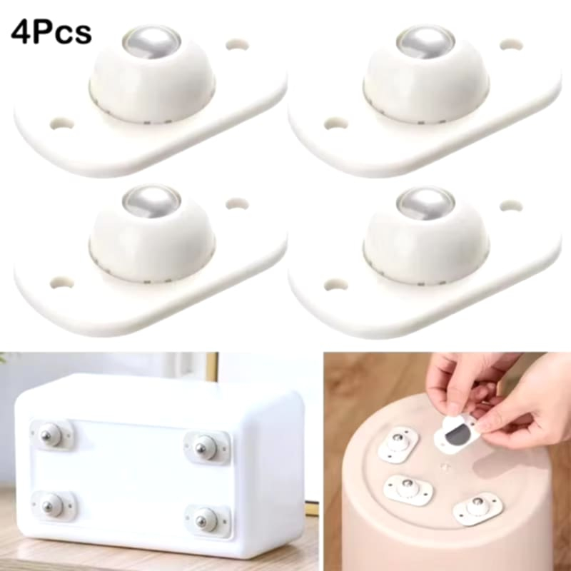 Universal Wheel Furniture Wheel 360º Rotating Mini Swivel Casters Wheel ...