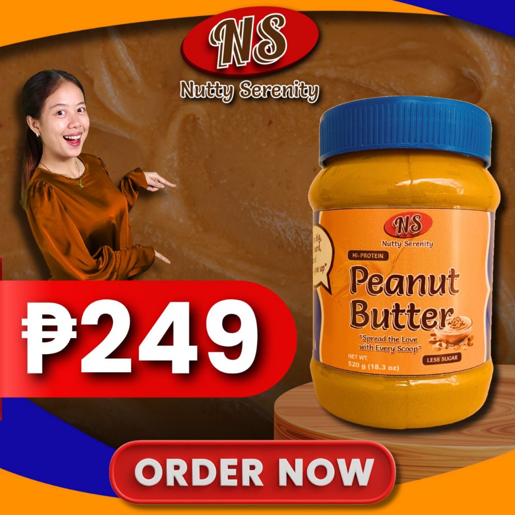 NUTTY SERENITY Peanut Butter Spread Less Sugar High Protein Plastic Jar ...