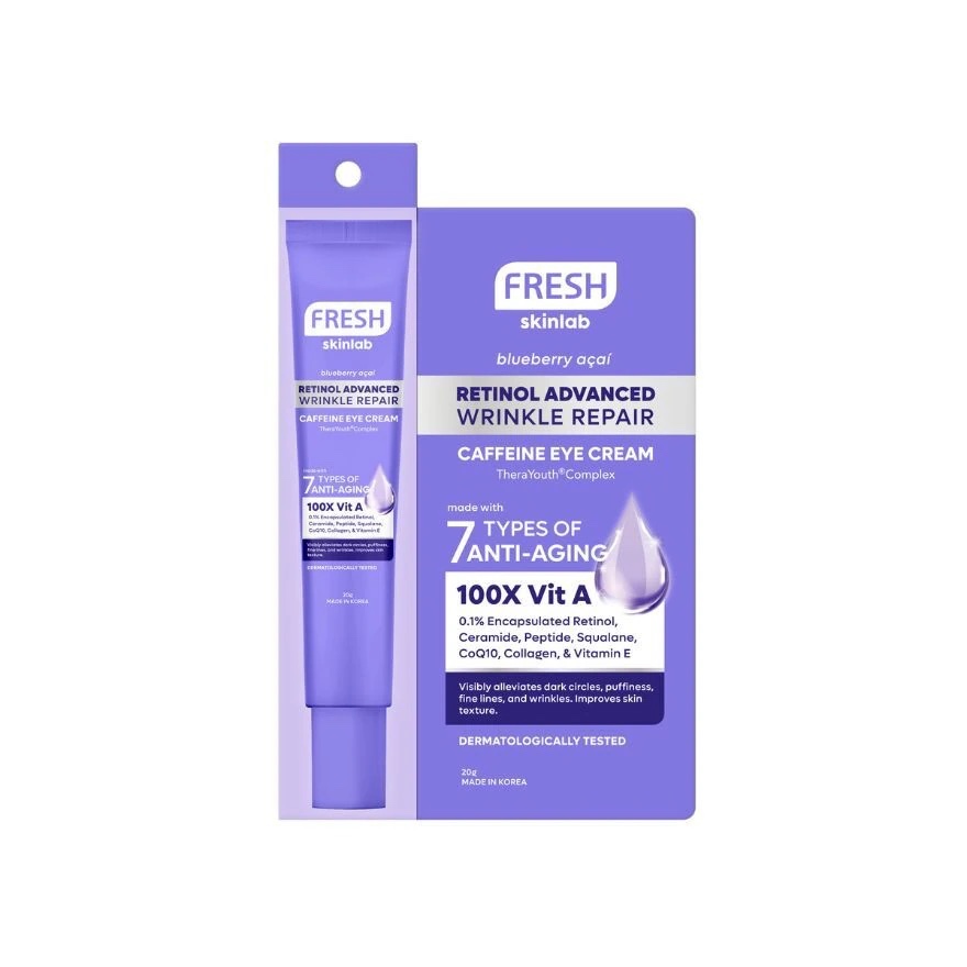 FRESH Skinlab Retinol Advanced Wrinkle Repair Caffeine Eye Cream 20g ...