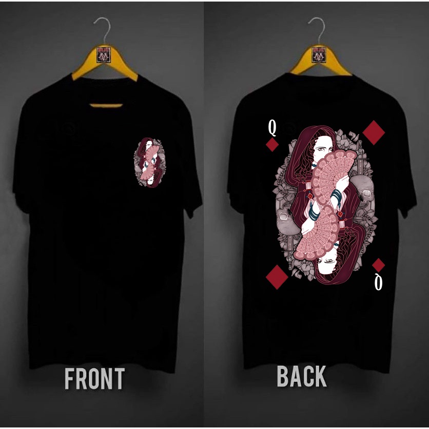 American Retro Fashion Alexandre Dumas Playing Card A print tshirt men ...