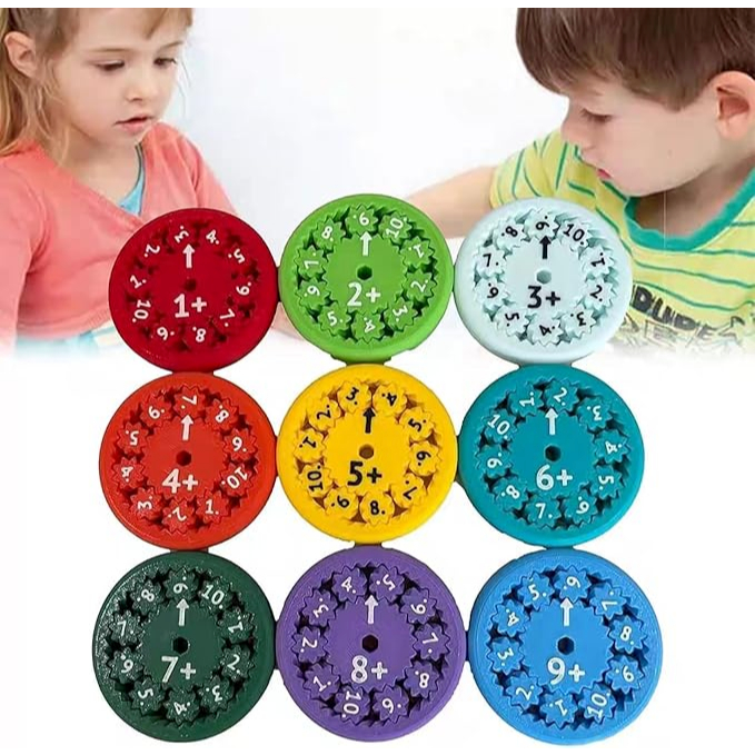 Math Fidget Math Fact Fidget Spinner Kids Educational Toys Digital ...