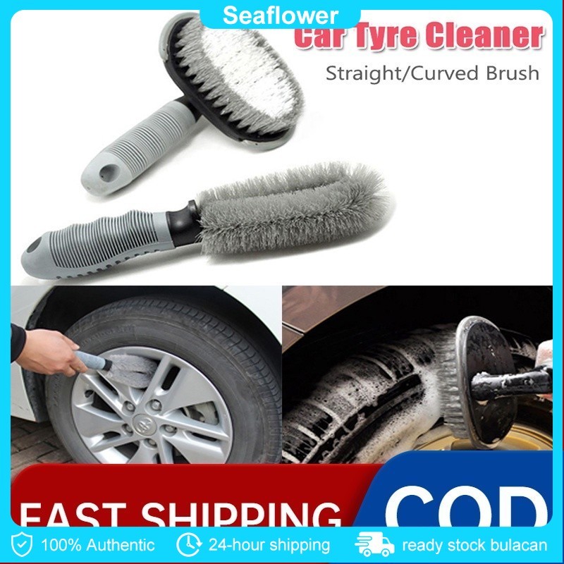 Car Wheel Cleaning Brush Tool Tire Washing Clean To Cleaning Rims ...