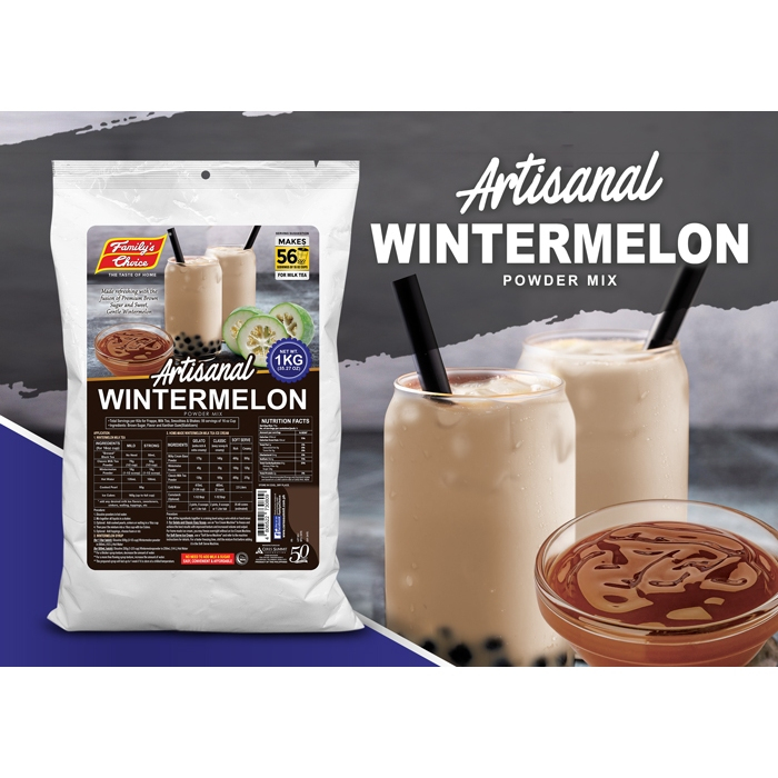 Family's Choice Wintermelon Powder for Frappe Milktea, Syrup Sauce ...