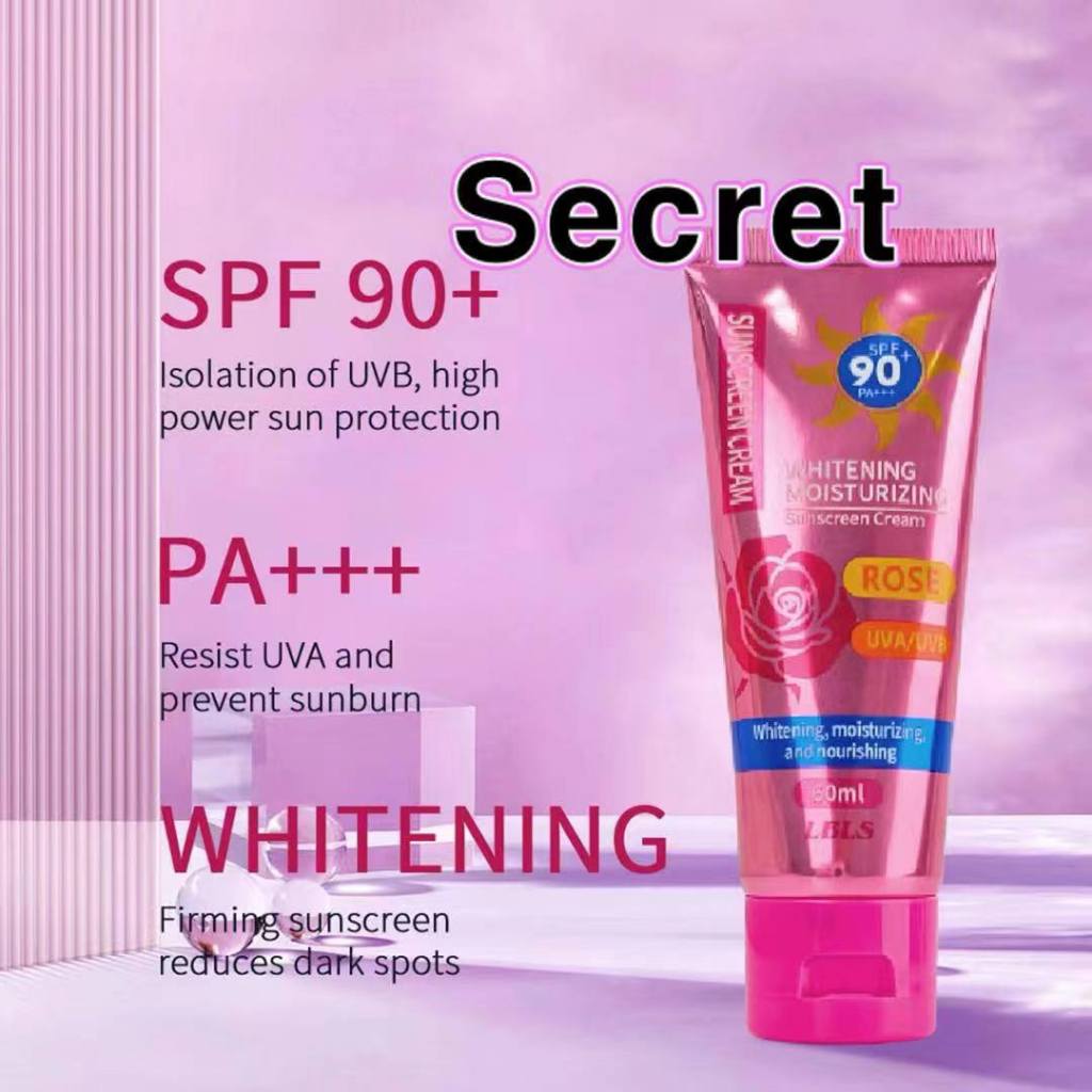 LBLS Skin Care Facial Sunscreen Cream SPF 90+ Sunblock Lotion | Shopee Philippines