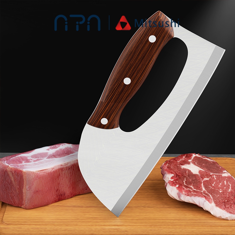Nipiin Traditional Handmade Forged Kitchen Knife Hammer Save Labour ...