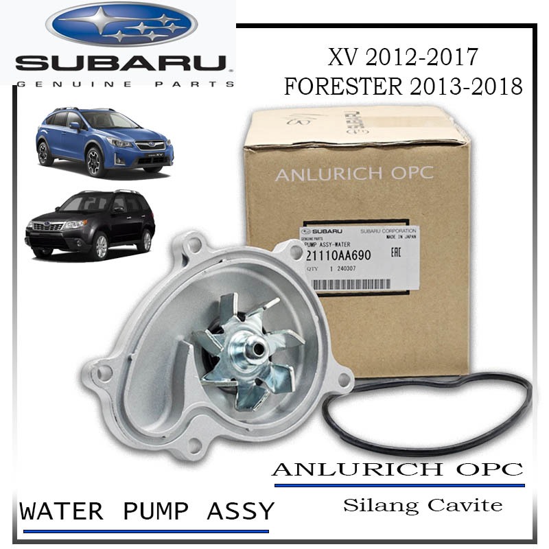 WATER PUMP ASSEMBLY SUBARU XV 2012-2017 / FORESTER 2013-2018 GENUINE ...