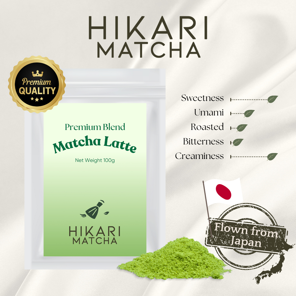 Hikari Matcha Premium Blend Matcha Latte Matcha Latte Mix Ready to ...