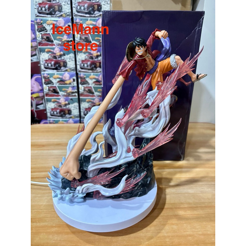 One piece monkey d luffy action figure, 27cm tall, knock off | Shopee ...