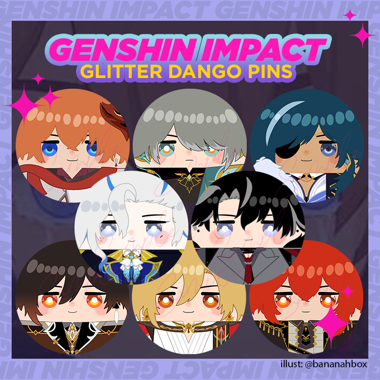 [ADDED Neuvillette, Wriothesley] GENSHIN IMPACT Da Boiz ver. Glitter ...