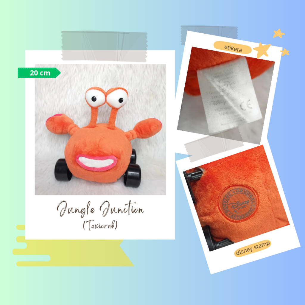 𝙹𝚞𝚗𝚐𝚕𝚎 𝙹𝚞𝚗𝚌𝚝𝚒𝚘𝚗 𝚁𝚎𝚍 𝚃𝚊𝚡𝚒 𝙲𝚛𝚊𝚋 𝙿𝚕𝚞𝚜𝚑 𝚃𝚘𝚢 (𝚠𝚒𝚝𝚑 𝙳𝚒𝚜𝚗𝚎𝚢 𝙿𝚊𝚝𝚌𝚑) | Shopee ...