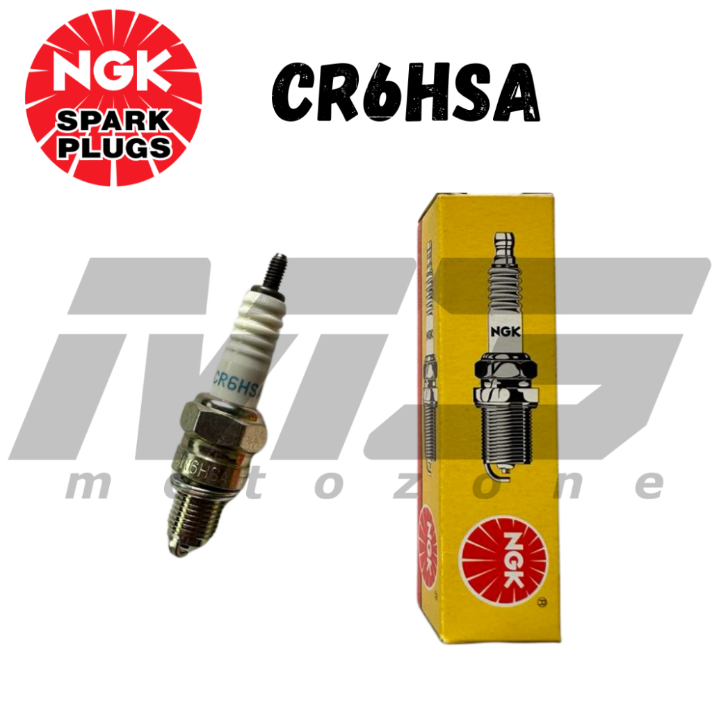 Original NGK Spark Plug CR6HSA for Raider, Shogun, Mio Soul, Smash | Shopee Philippines