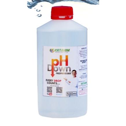 pH DOWN 500 mL by Katanim - Formulated and Manufactured by Katanim ...
