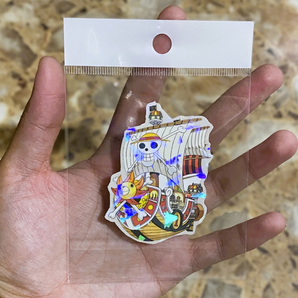 sticker anime one piece thousand sunny ship waterproof stickers laptop ...