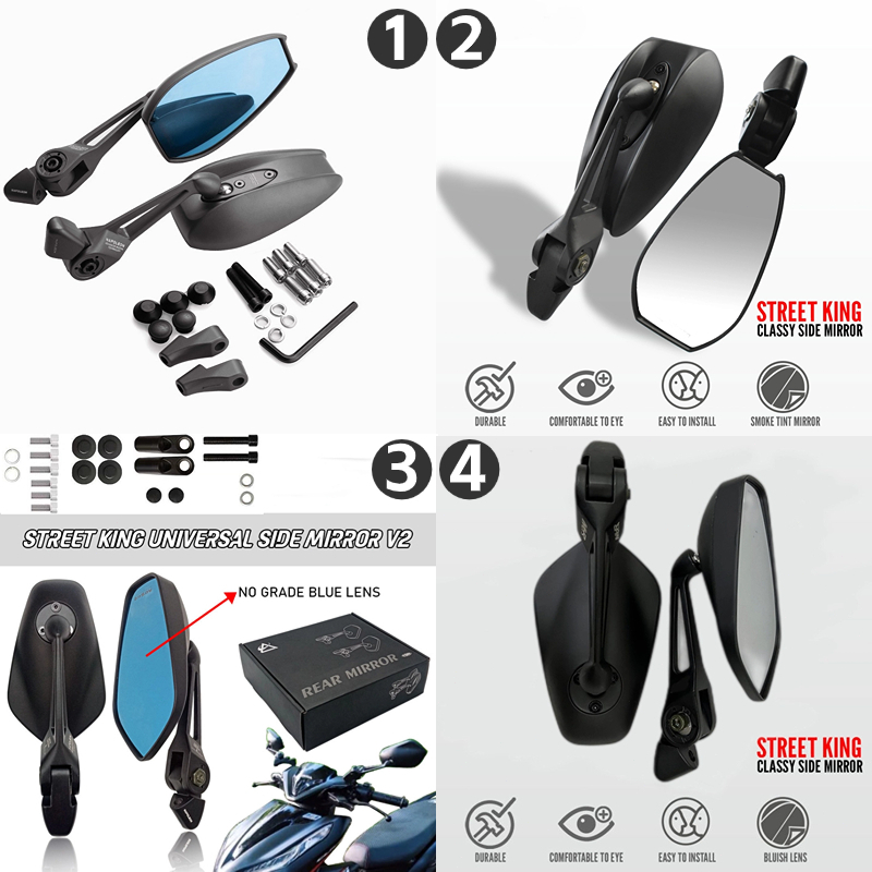 Street King Side Mirror V2 V3 Honda Click Side Mirror Side Mirror For ...