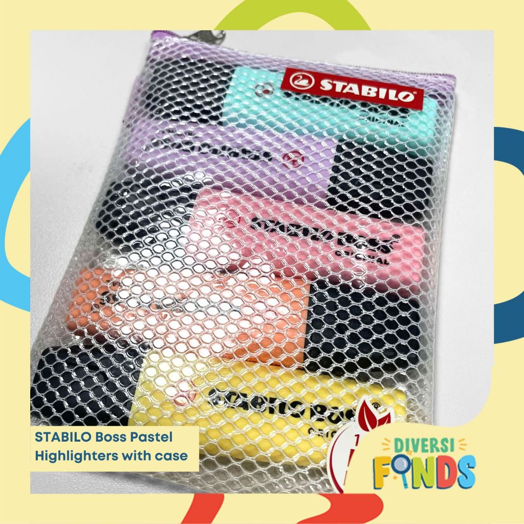 STABILO BOSS, SWING COOL Pastel, Classic, Nature Colors Highlighter Pen ...