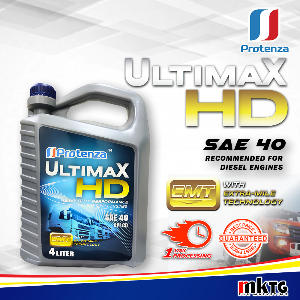 Protenza Ultimax HD SAE-40 -1L & 4L | Shopee Philippines