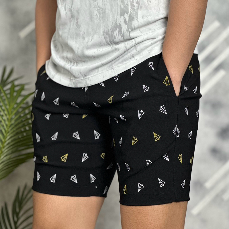 PREMIUM MINIMALIST PRINTS TAPERED SHORTS - Casual Shorts Urban Shorts ...