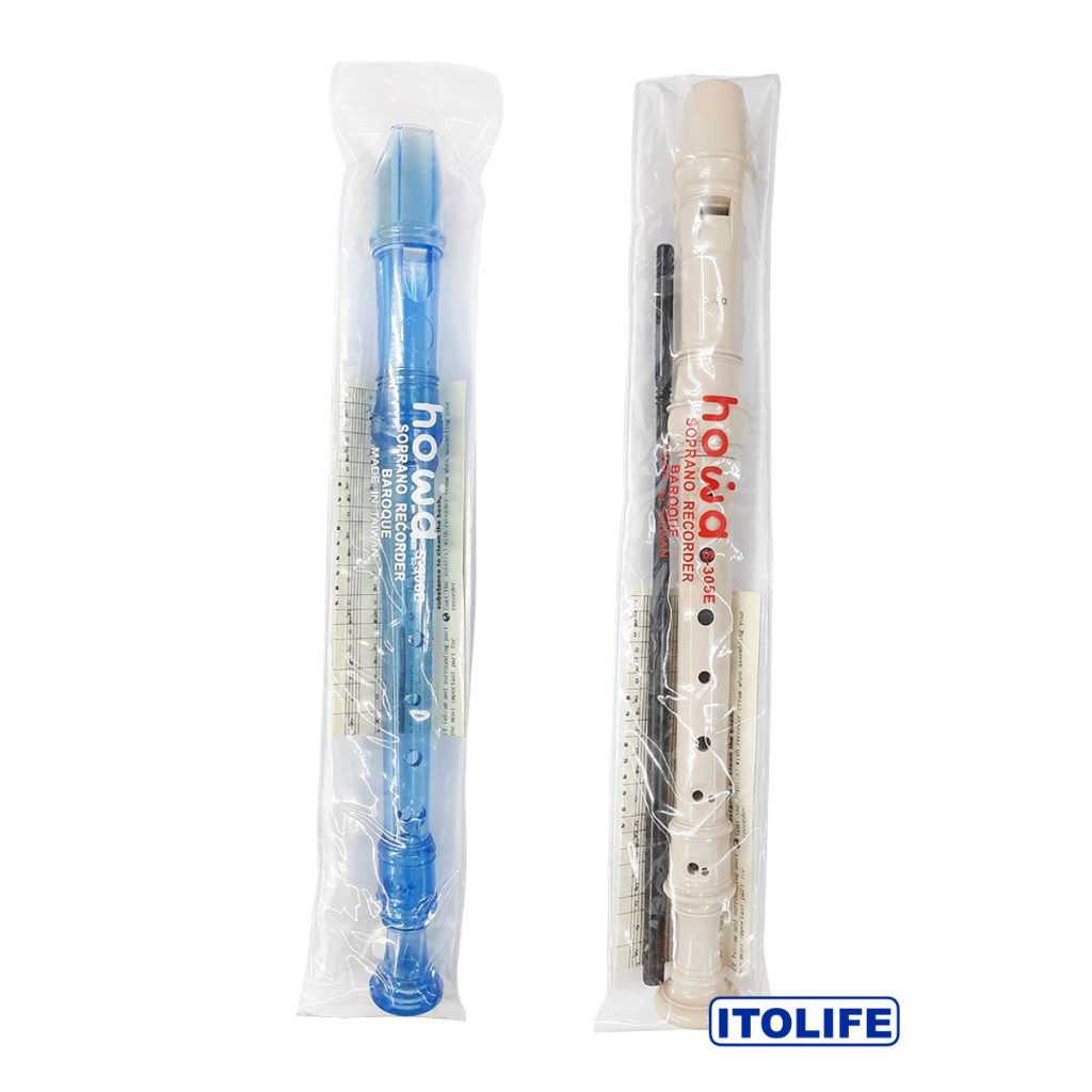 Howa Soprano Recorder Baroque Style Kids Music Student Flute- 1pc ...