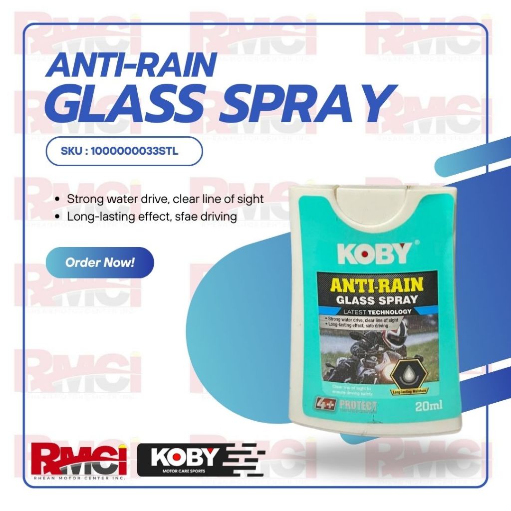 Koby Anti-Rain Glass Spray (100000033STL) | Shopee Philippines