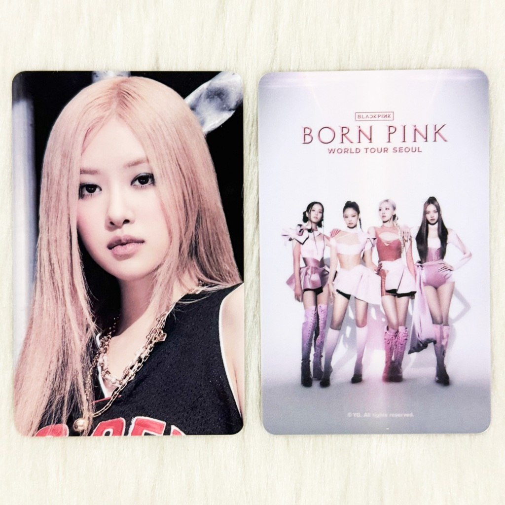 BLACKPINK ROSE Born Pink Seoul Tour Lucky Draw POB PVC Fansign ...