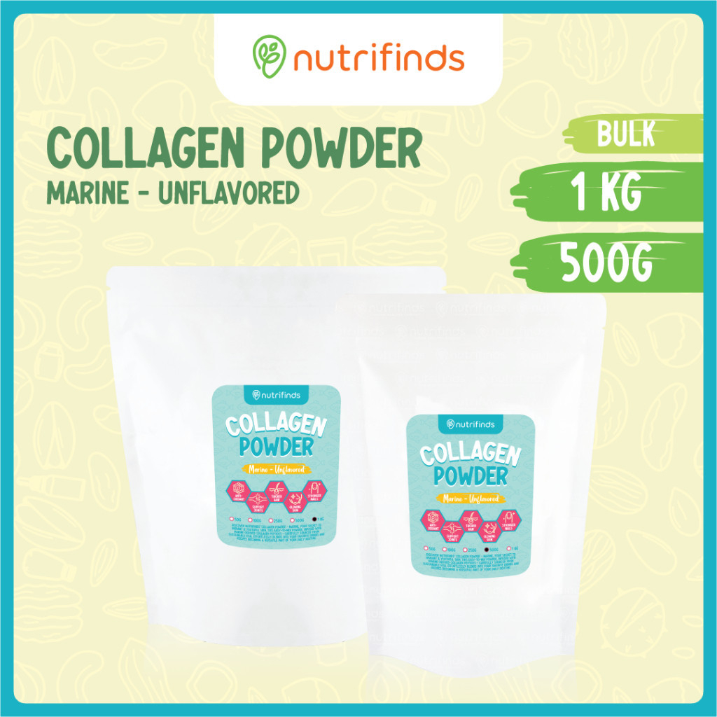 Nutrifinds Collagen Powder - Marine | for radiant skin, strong hair ...