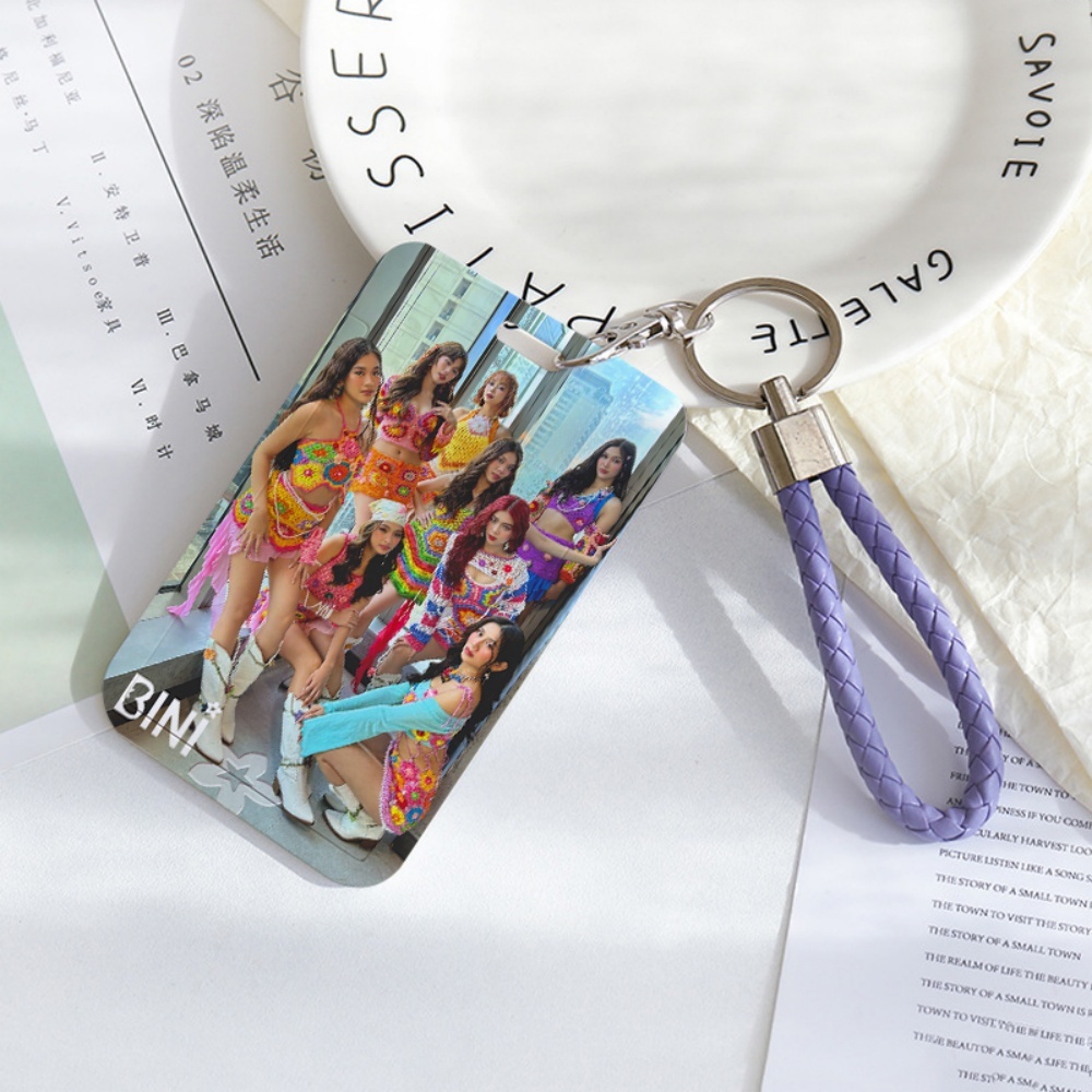 BINI Jollibee Keychain Pendant Double-Sided Color Printing Sliding ...