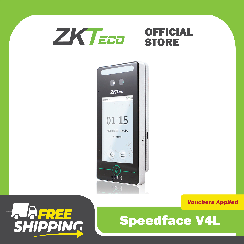 ZKTeco Biometrics Speedface V4L | Shopee Philippines