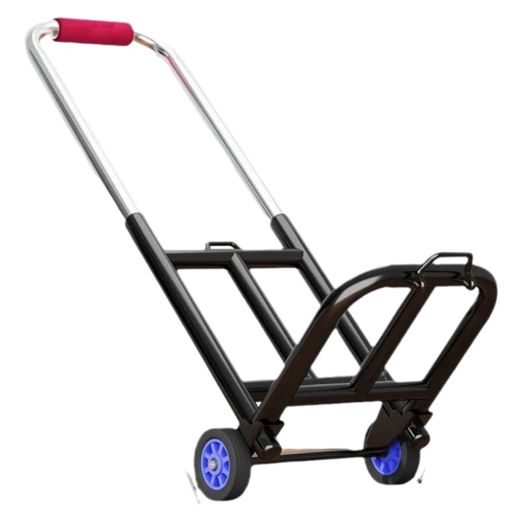 MO1 Trolley Push Cart Foldable Shopping Trollet Cart Hand Cart Folding ...