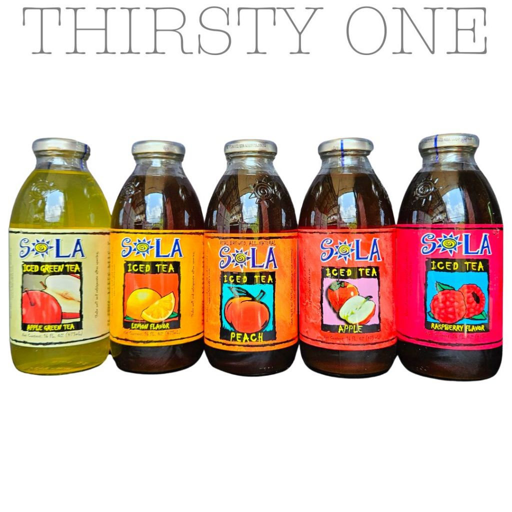 SOLA ICED TEA (glass bottle) *please read description | Shopee Philippines