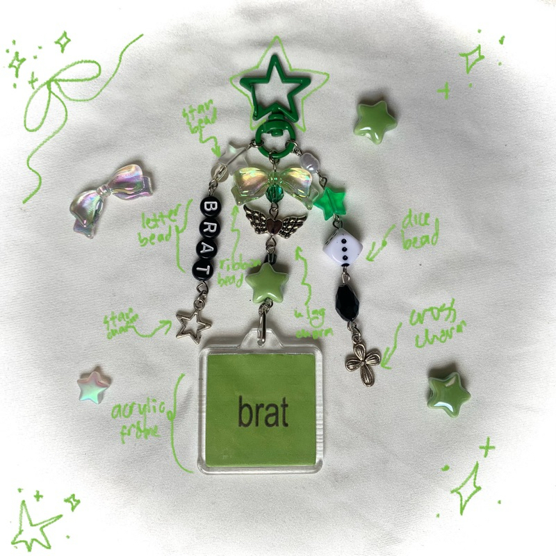 BRAT KEYCHAIN AND PHONE CHARM COLLECTION by lilypod | Shopee Philippines