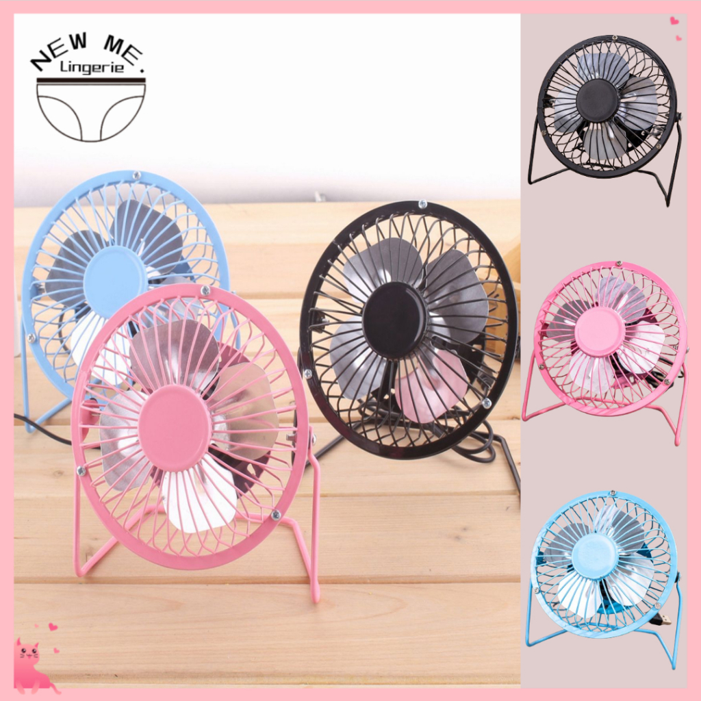 New Me. Metal Desk Fan With Cooling Electric Fan Free Agle Adjustment ...