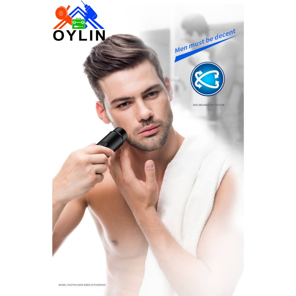 Portable Electric Shaver For Men Rechargeable Trimmer Travel Mini Razor ...