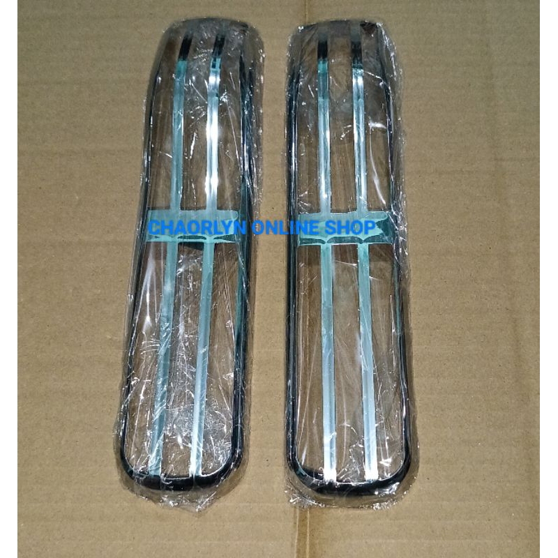 DOOR SIDE LIGHT COVER FORWARD/ISUZU V-10 GIGA CHROME SET | Shopee ...