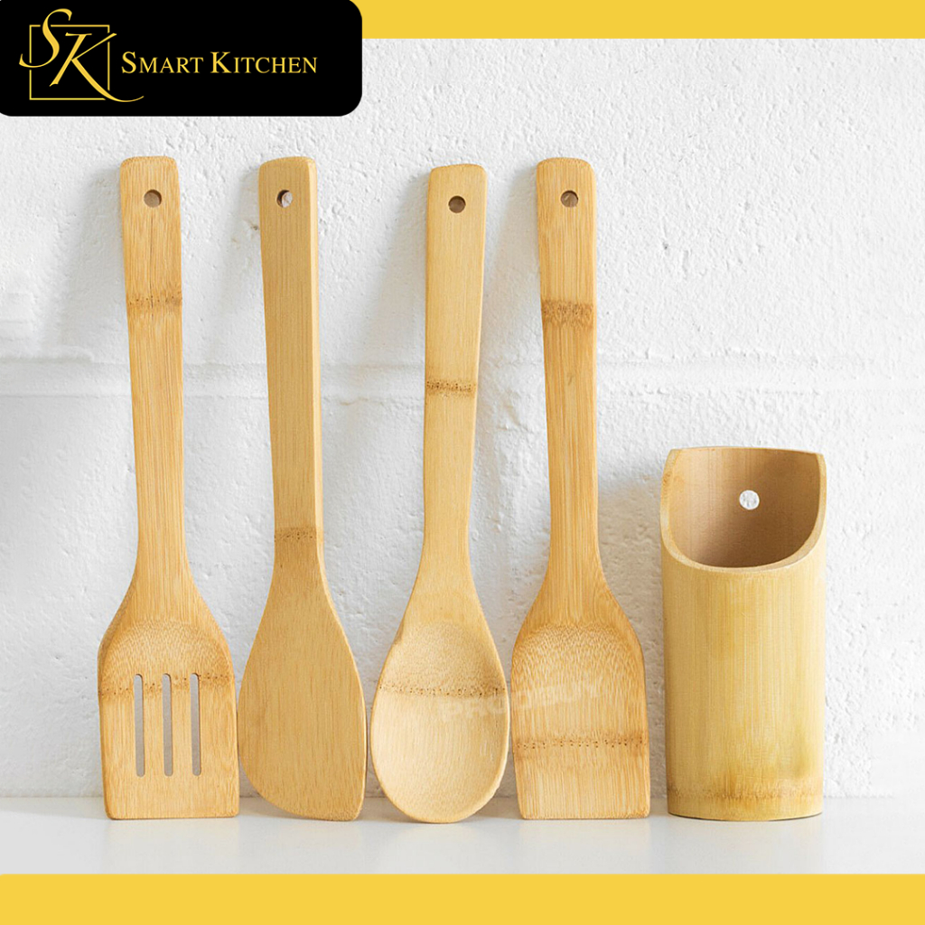 Bamboo Cooking tools Rice Spoon / Turner / Syanse / Soup Ladle | Shopee ...