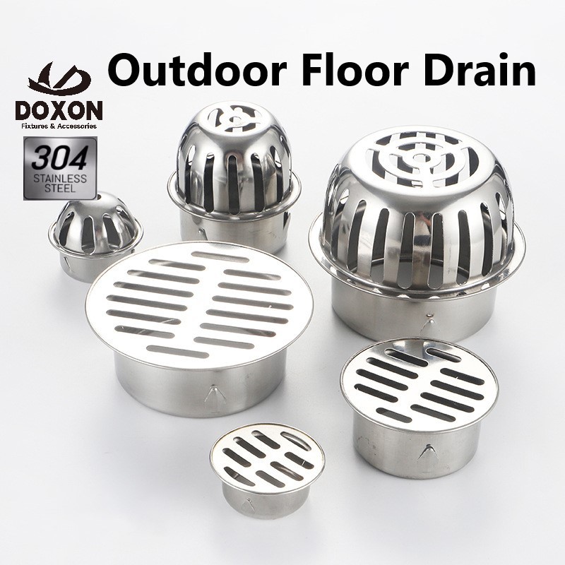 DOXON Stainless Steel Roof Floor Drain 50/75/110mm anti-clogging ...