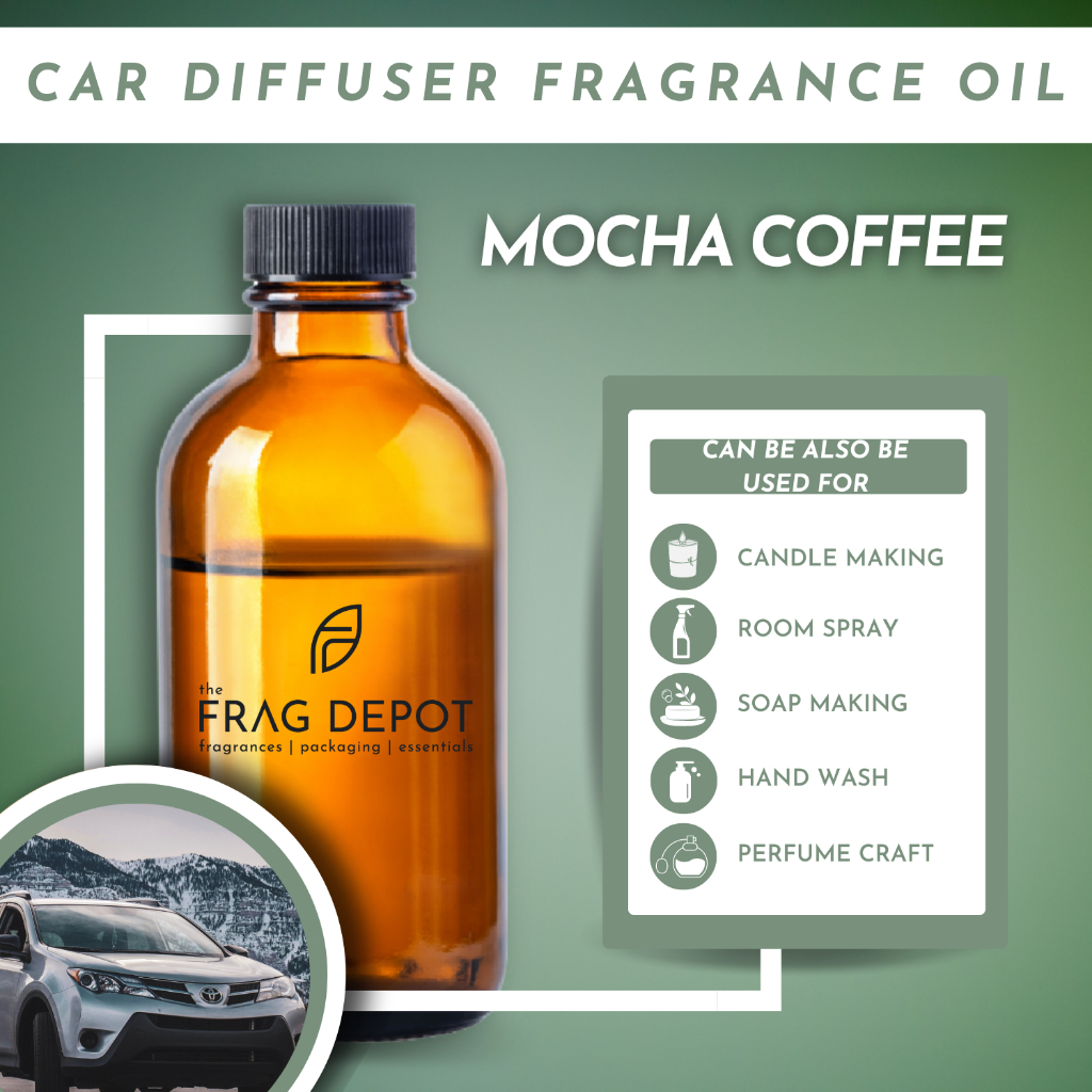 Mocha Coffee Pure Fragrance Oil for hanging car diffuser | Shopee ...