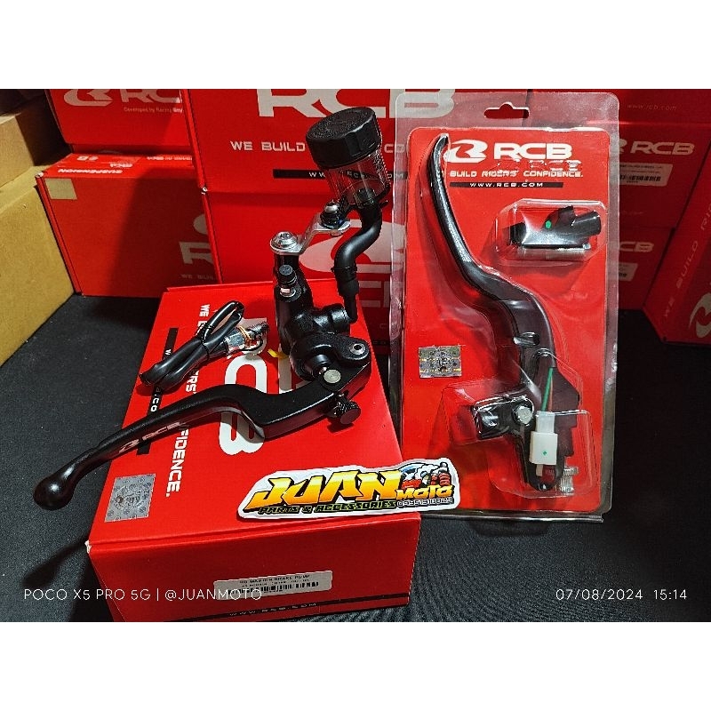 RCB S2 Master Brake Pump 14mm Set with E2 Clutch Perch (Universal) | Shopee Philippines