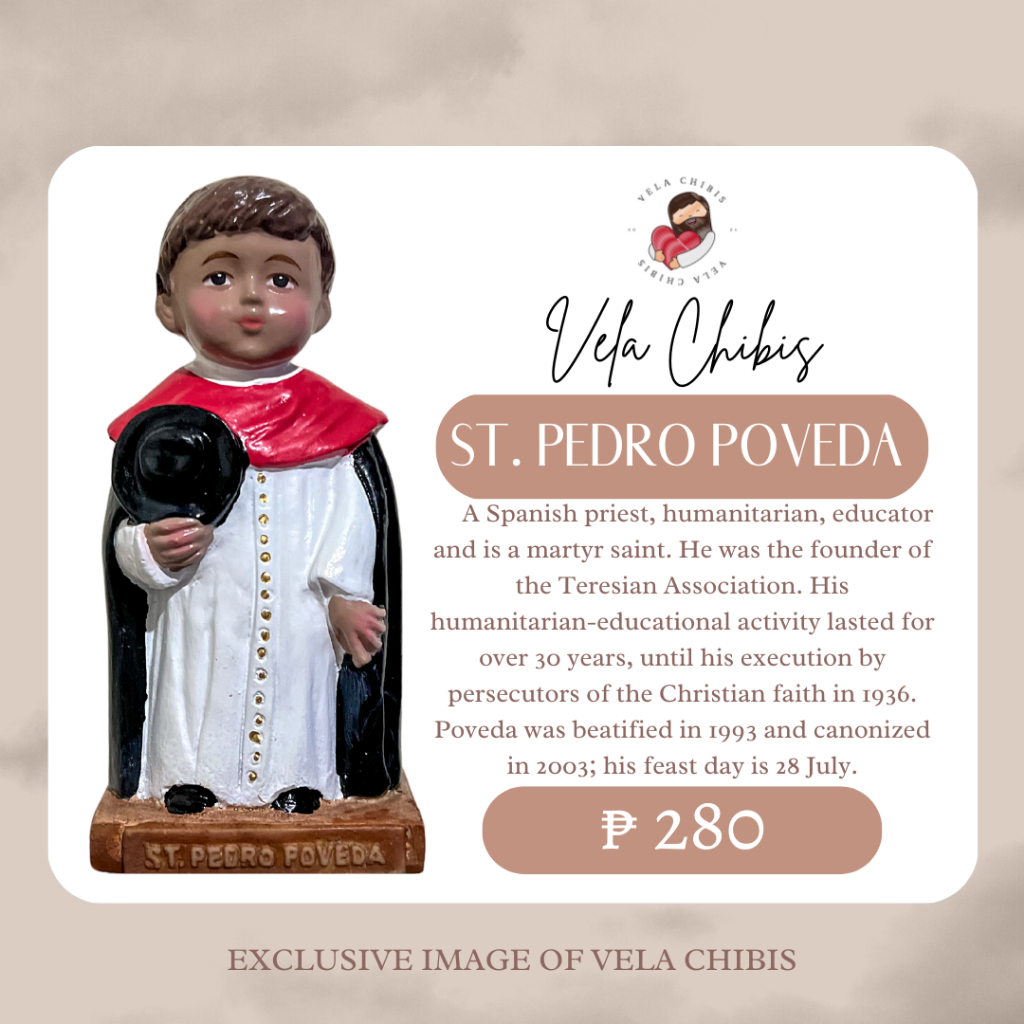 St. Pedro Poveda Chibi Image / Chibi Saint | Shopee Philippines