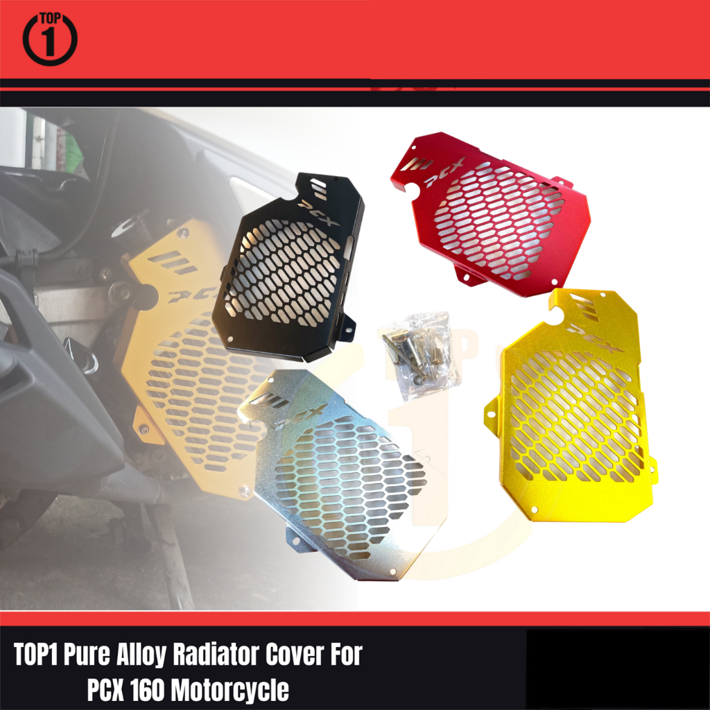 Top1 Motors Pure Alloy Radiator Cover For PCX 160 Motorcycle #5446 ...