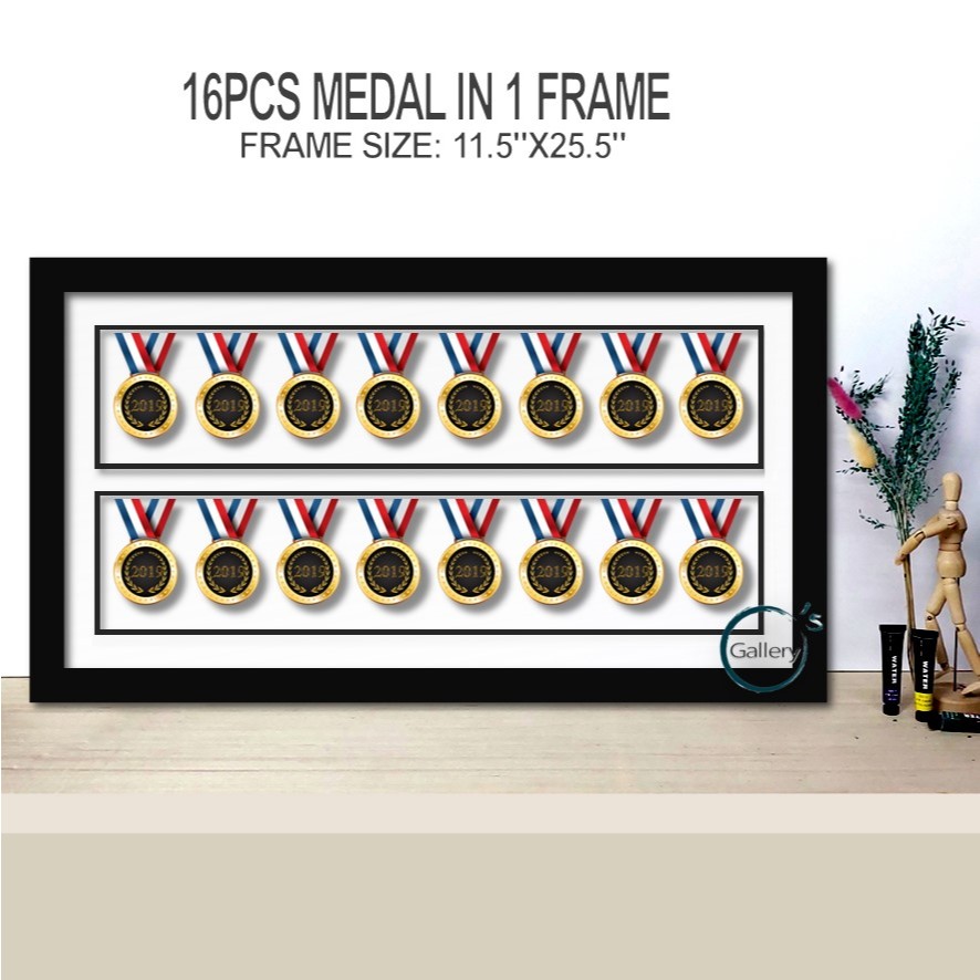 10pcs 12pcs 15pcs 16pcs & 18pcs medals in 1 frame quality and elegant ...