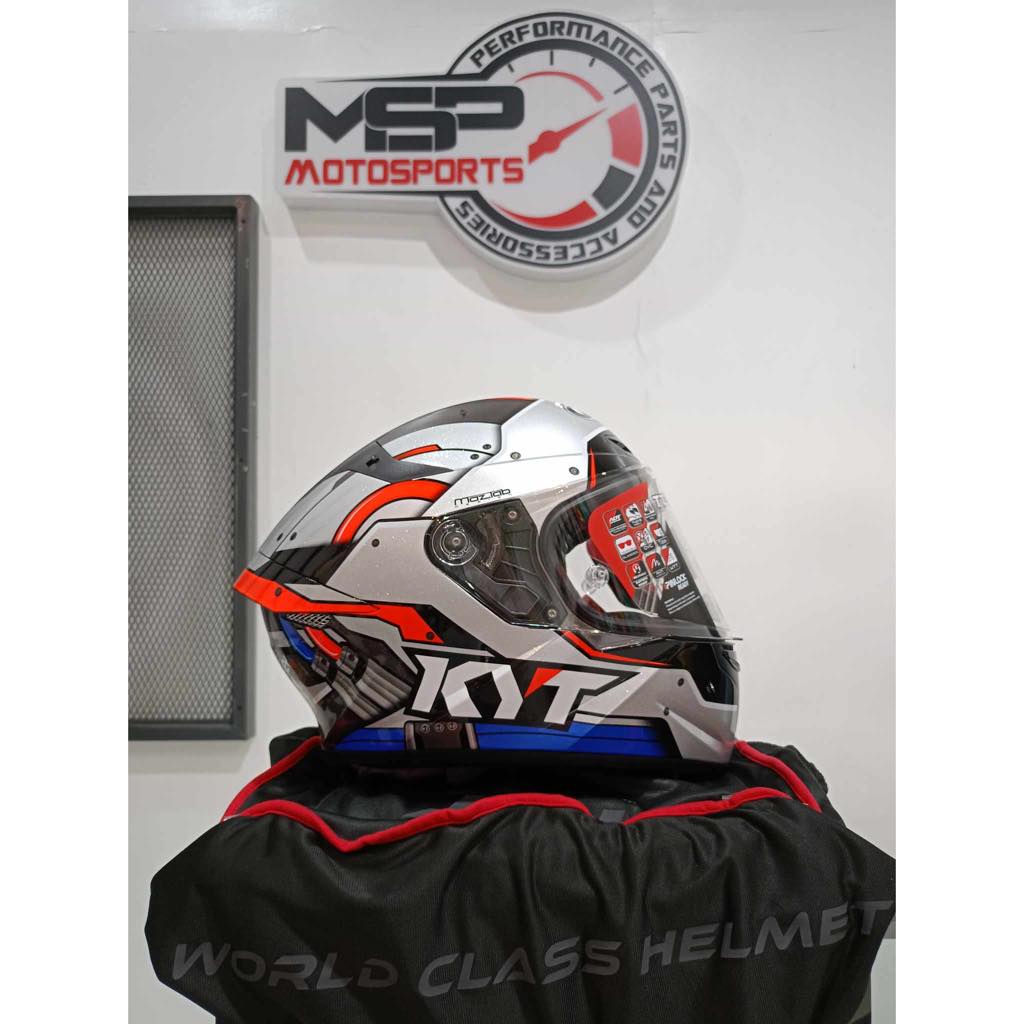 MSP MOTOSPORTS KYT TTC SPACE MONKEY WITH KYT VISOR LENS & MOTUL SCOOTER ...